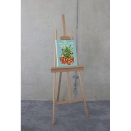 Leinwandbild Komar "Marvel Hangry - Größe 30 x 40 cm", bunt (farbe rahmen: braun, farbe bild(er): bunt), B:30cm H:40cm T:2cm, Holz, Papier, Bilder, Keilrahmenbild mit Echtholzrahmen, Kinderzimmer