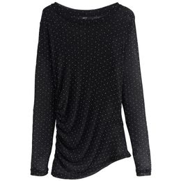 next Shirt Damen Gr&ouml;&szlig;e L schwarz / silber