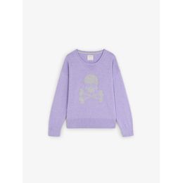 Scalpers Scskull Intarsia Tricot Girls ' ' Jungen Gr&ouml;&szlig;e 140 lila / flieder