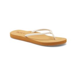 Zehentrenner Roxy "Costas", Gr. 7(37), weiß, Obermaterial: 100% synthetisches PU / Futter: 100% Synthetikmaterial / Außensohle: 100% TPR, Schuhe