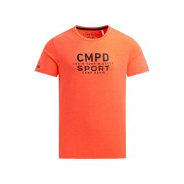 CAMP DAVID T-Shirt Herren Gr&ouml;&szlig;e XXXL orange / schwarz