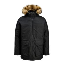 Jj Rebel Parka 'JREBMARK' Herren Gr&ouml;&szlig;e L beige / schwarz
