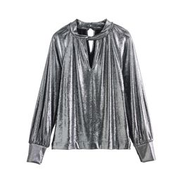 next Bluse Damen Gr&ouml;&szlig;e XS silber