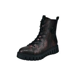 Tt. Bagatt Schn&uuml;rstiefel Damen Gr&ouml;&szlig;e 38 burgunder / schwarz Winterschuhe