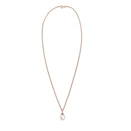 Elli Kette Damen Gr&ouml;&szlig;e 55 rosegold / perlwei&szlig;