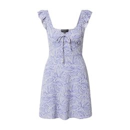 Dorothy Perkins Kleid Damen Gr&ouml;&szlig;e 40 helllila / wei&szlig;