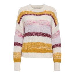 Only Sweater 'ONLAlyssa' female size XL Cream / Curry / Rose / Wine red