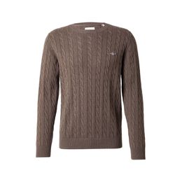 Gant Pullover Herren Gr&ouml;&szlig;e M dunkelbeige
