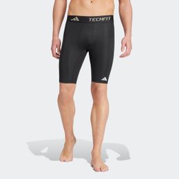 Shorts adidas Performance "TF BASE SHORT T", Herren, Gr. L, N-Gr, schwarz, Obermaterial: 83% Polyester, 17% Elasthan, Hosen
