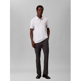 Stretch-Hose Calvin Klein "SLIM TECH STRETCH TROUSER", Herren, Gr. 38, N-Gr, india ink, Web, Obermaterial: 100% Polyester, unifarben, slim fit lang, Hosen, slim fit