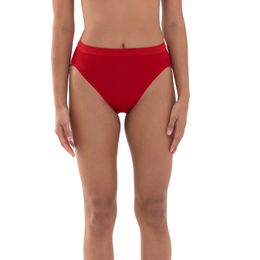 Jazz-Pants Slips Mey "SERIE EMOTION", Damen, Gr. 44, rot (rubin), Feinripp, Obermaterial: 50% Viskose, 46% Polyamid, 4% Elasthan, k&ouml;rpernah, Unterhosen, Ohne auftragende Seitenn&auml;hte