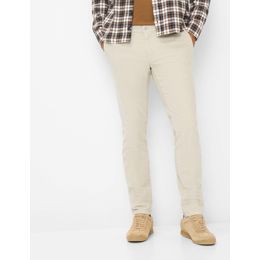 Chinohose Brax "Style SILVIO", Herren, Gr. 35, L&auml;nge 34, sand, Web, 98% Baumwolle, 2% Elasthan, Hosen Chinohose