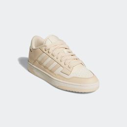 Damen Sneaker "RAPID COURT LOW", adidas Sportswear, Gr. 40supcol, supcol, owei&szlig;, Leder, Synthetik, Schuhe