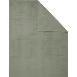 Biederlack unisex Wohndecke hellgrün, Größe 150x220 cm