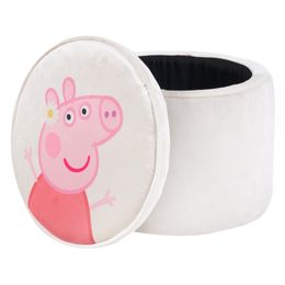 Roba Kinderhocker »Peppa Pig« mit Stauraum - 35x35x39cm - beige - Holz
