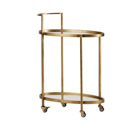 Tchibo - Woood Metall-Push-Trolley - 67x35x86cm - Metall / Glas