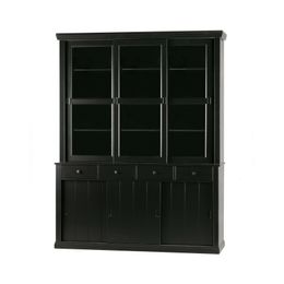 Tchibo - Woood &raquo;Lagos&laquo; Buffetschrank - 166x48x215cm - schwarz - Holz