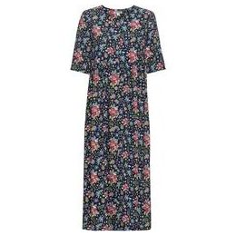 DW-Shop Viskose-Kleid, Druck marine, 42