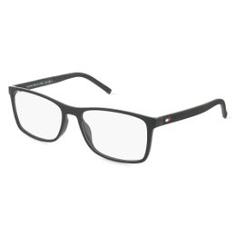 Tommy Hilfiger Eyewear TH 1785 Brille Herren | Fassung: Vollrand, Quadratisch, Schwarz Matt