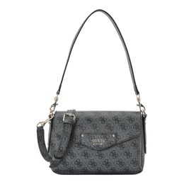 Guess Schultertasche 'Brenton' Damen Größe One Size dunkelgrau / schwarz