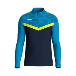 Jako Sportsweatshirt Jungen Größe 128 blau / nachtblau / limone