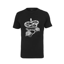 MT Men Shirt 'Snake Love Faith Hope' Herren Größe XXL schwarz / weiß