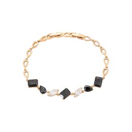 Gaya Armband Damen Gr&ouml;&szlig;e One Size gold / schwarz / transparent