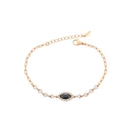 Gaya Armband Damen Gr&ouml;&szlig;e One Size rosegold / schwarz / transparent