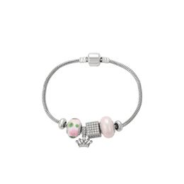 NAEMI Armband Damen Gr&ouml;&szlig;e One Size pastellpink / silber