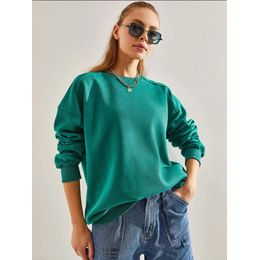 Bianco Lucci Sweatshirt Damen Gr&ouml;&szlig;e S gr&uuml;n