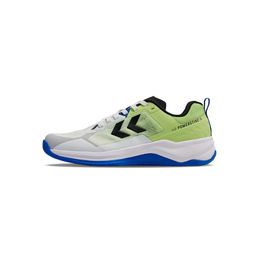 Hummel Sportschuh 'Powerstrike Pro' Damen Gr&ouml;&szlig;e 42 hellgrau / hellgr&uuml;n / schwarz / wei&szlig;