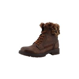 Mustang Schn&uuml;rstiefelette 'Bienke' Damen Gr&ouml;&szlig;e 42 braun Winterschuhe
