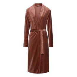 Hanro Dressing Gown ' Favourites ' female Bronze size L