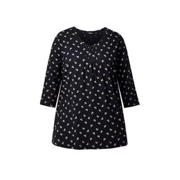 Ulla Popken Shirt female Black size 66-68