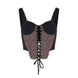 PCFG Top Damen Gr&ouml;&szlig;e L braun / cappuccino / schwarz