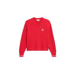 armedangels Strickpullover CAARLAS CABLE Damen Größe M rot