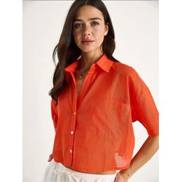 Bianco Lucci Bluse Damen Gr&ouml;&szlig;e S orange