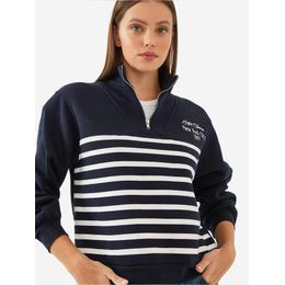 Bianco Lucci Sweatshirt Damen Gr&ouml;&szlig;e S marine / wei&szlig;