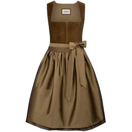 Stockerpoint Dirndl 'Isola' Damen Gr&ouml;&szlig;e 44 braun / schoko / sepia