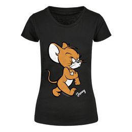 ABSOLUTE CULT Shirt 'Tom & Jerry Angry Mouse' Damen Gr&ouml;&szlig;e 4XL braun / schwarz / wei&szlig;