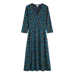 Seasalt Cornwall Kleid 'Nancy' Damen Größe 36 marine / himmelblau / oliv Winterkleid