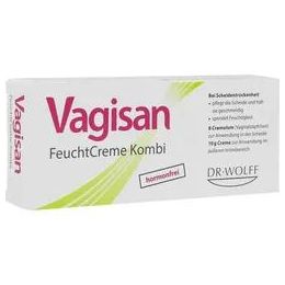 Dr. Wolff Vagisan Feuchtcreme Kombi 8 Ovula + 10G Creme 1 P