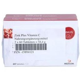 Zink Plus Vitamin C Tabletten 120 ST
