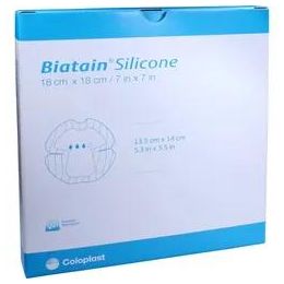 Coloplast Biatain Silicone Schaumverband Ferse 18x18 cm 5 ST