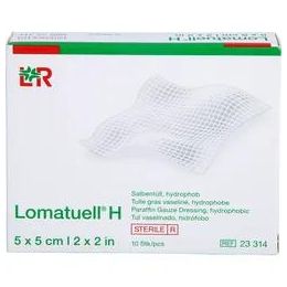 Lomatuell H Salbent&uuml;ll 5x5 cm Steril 10 ST
