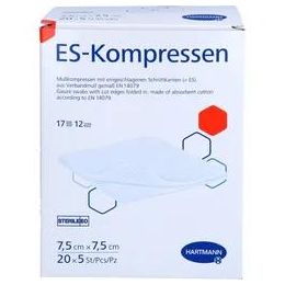 Es-Kompressen Steril 7.5x7.5 cm Gro&szlig;packung 100 ST