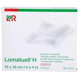 Lomatuell H Salbent&uuml;ll 10x10 cm Steril 10 ST
