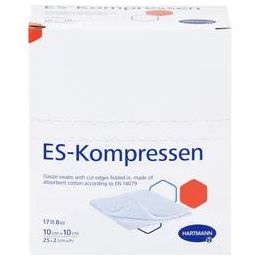 Es-Kompressen Steril 10x10 cm 8Fach 50 ST