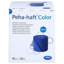 1001 Artikel Medical Peha Haft Color Fixierbinde 10cmx20M Blau 1 ST