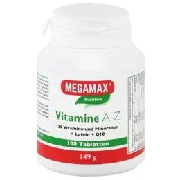 Megamax Vitamine A-Z+q10+lutein 100 ST
